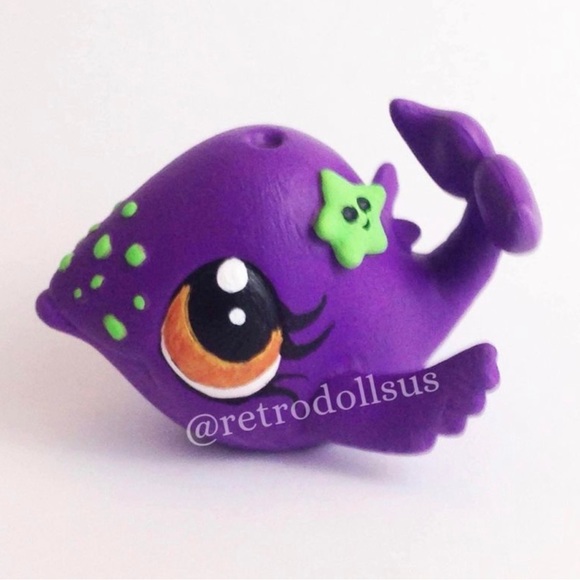 Toys | Custom Littlest Pet Shop Whale Lps | Poshmark